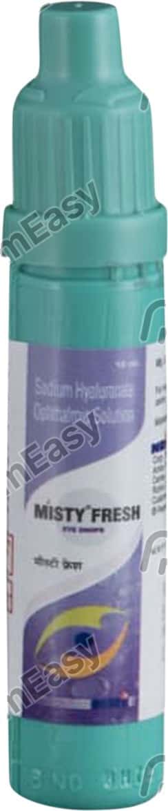 Misty Fresh 0.1 %W/V Eye Drop (10): Uses, Side Effects, Price & Dosage ...