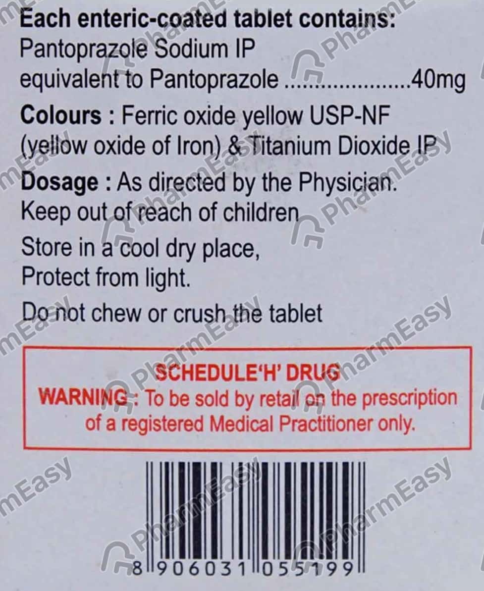 Buy Pnz 40 MG Tablet (15) Online at Flat 15% OFF | PharmEasy