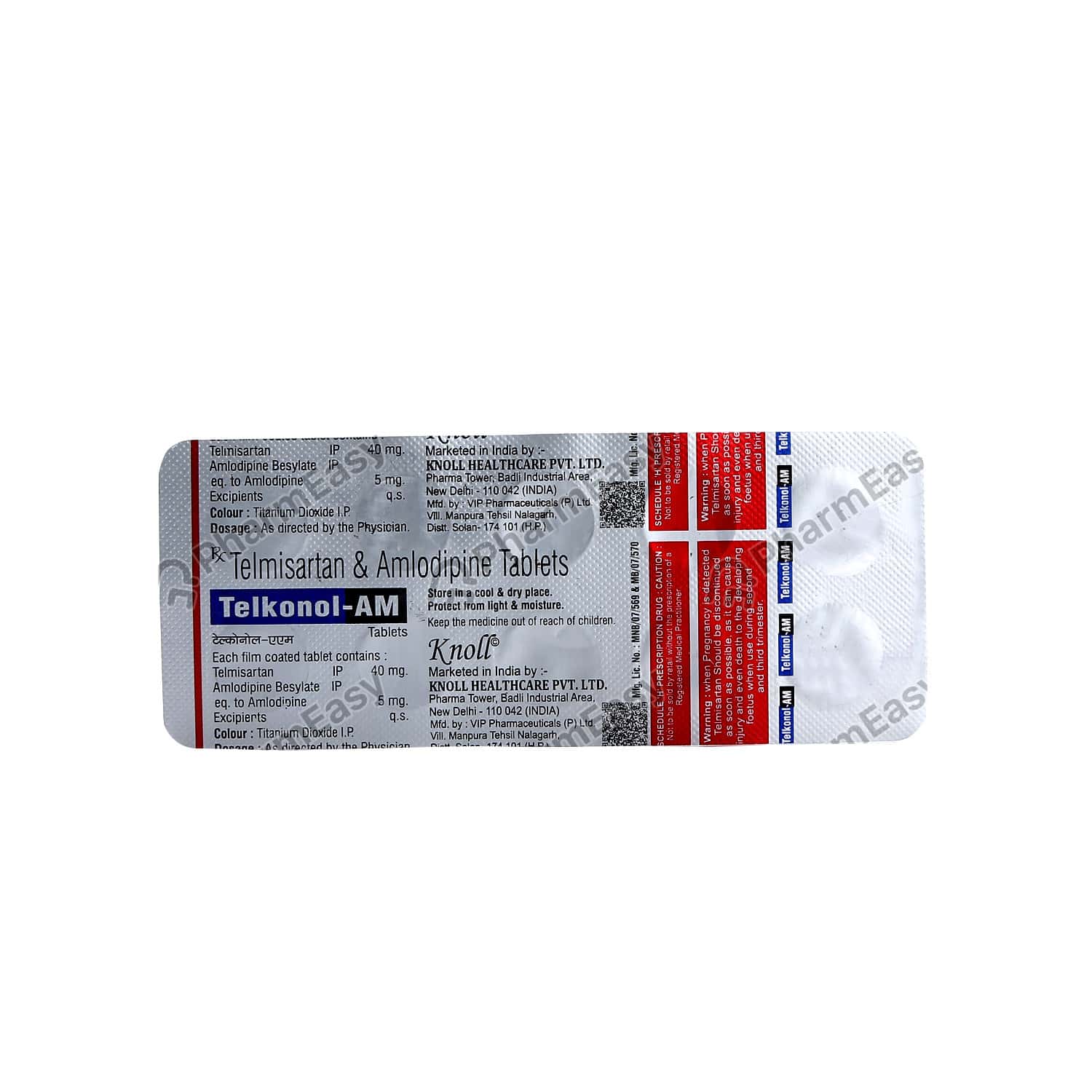 Buy Telkonol Am Strip Of 10 Tablets Online at Flat 18% OFF* | PharmEasy