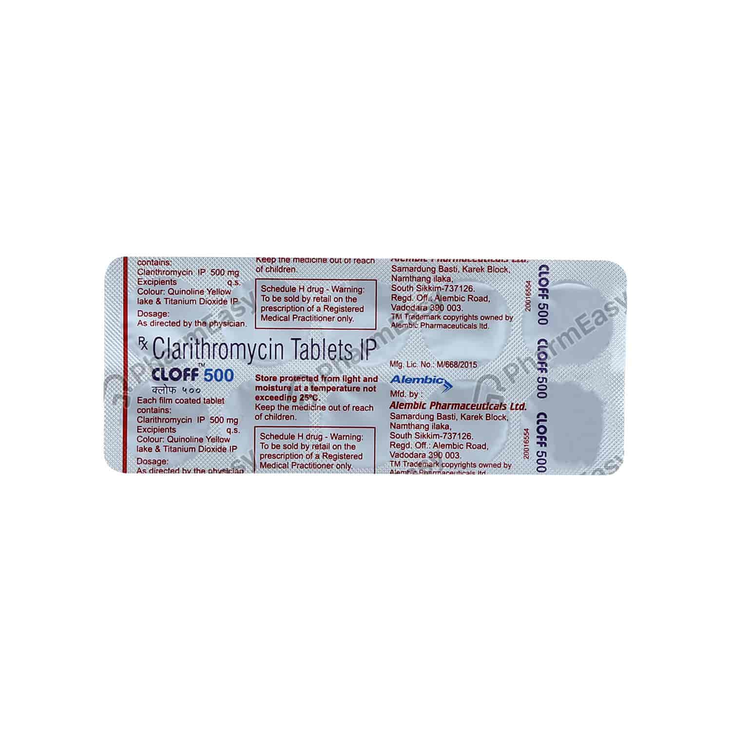 Buy Cloff 500mg Strip Of 10 Tablets Online at Flat 18% OFF* | PharmEasy