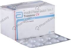 Tresmox Cv 625mg Strip Of 10 Tablets: Uses, Side Effects, Price ...