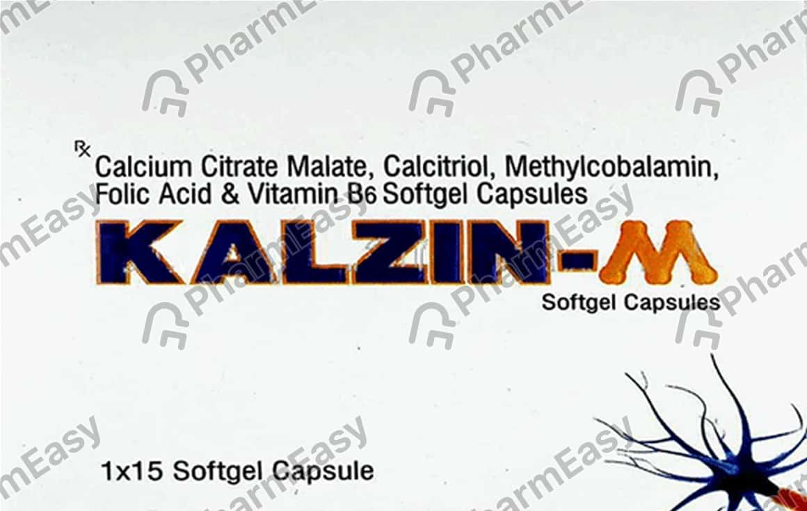 Buy Kalzin M Strip Of 15 Capsules Online at Flat 15% OFF | PharmEasy