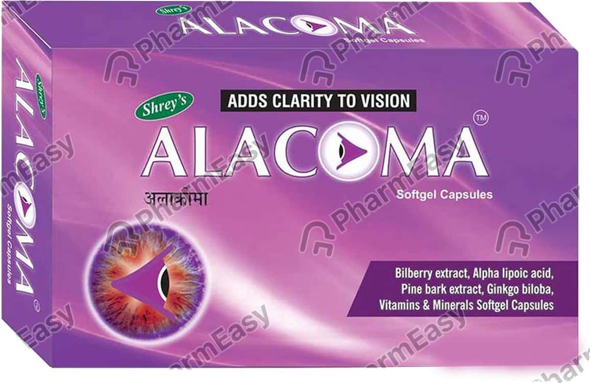 Alacoma Strip Of 15 Capsules: Uses, Side Effects, Price & Dosage ...