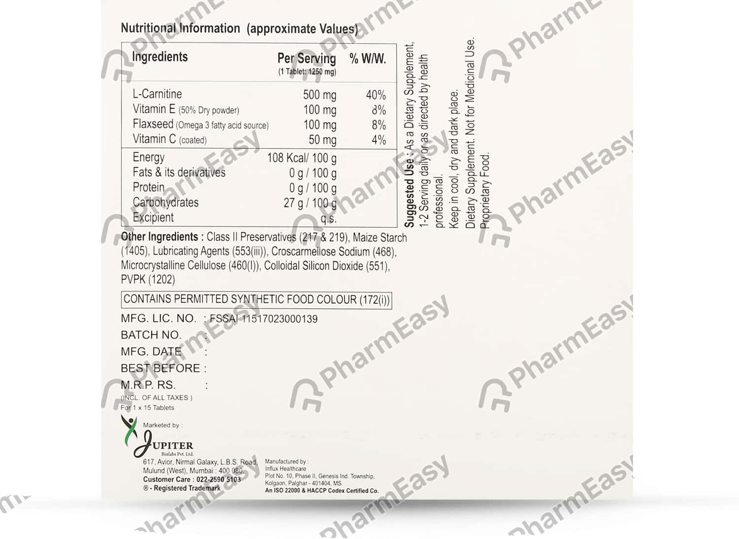 Buy Absomega Lc Tablet 15'S Online at Flat 15% OFF | PharmEasy
