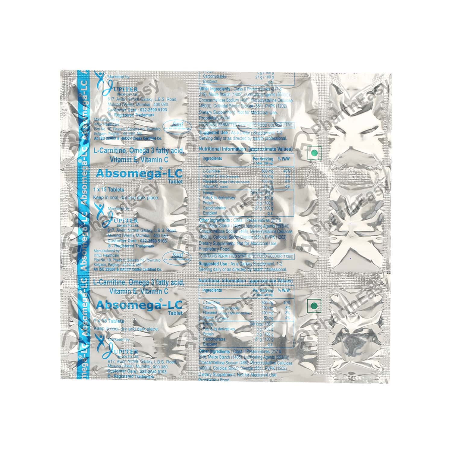 Buy Absomega Lc Tablet 15'S Online at Flat 18% OFF* | PharmEasy