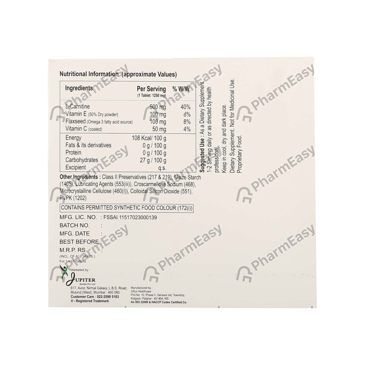 Buy Absomega Lc Tablet 15'S Online at Flat 18% OFF* | PharmEasy