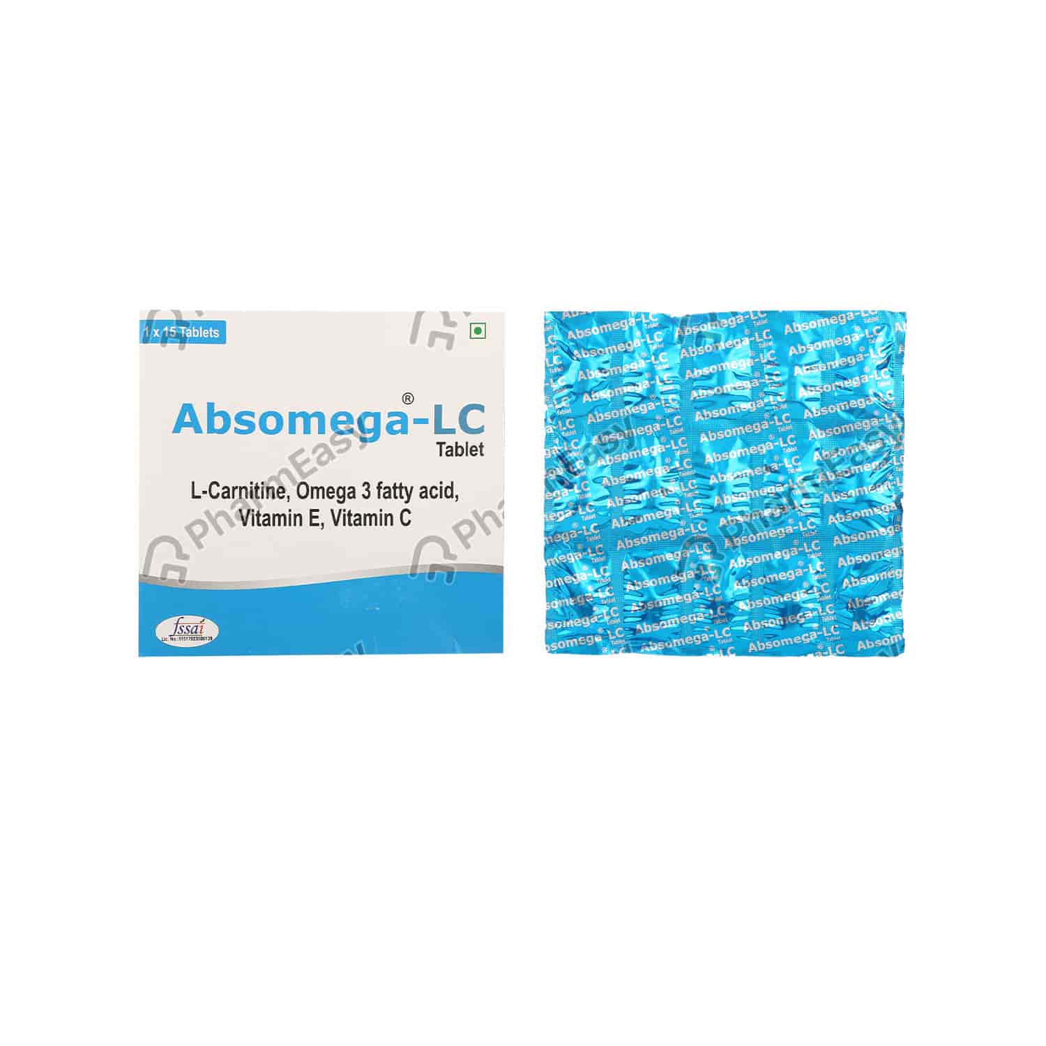 Buy Absomega Lc Tablet 15'S Online at flat 15% off | PharmEasy
