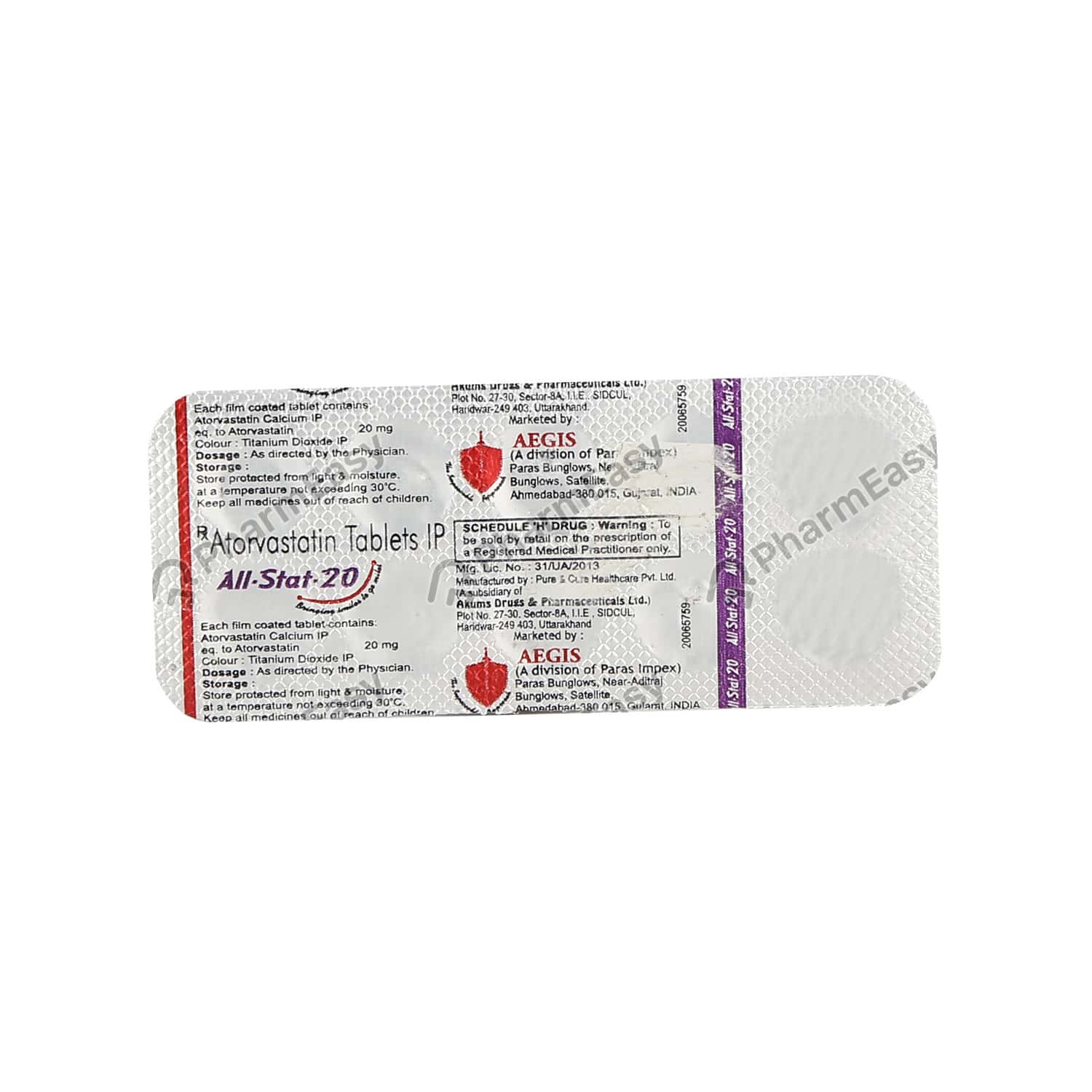 All Stat 20 Tab 10'S - Uses, Side Effects, Dosage, Composition & Price ...