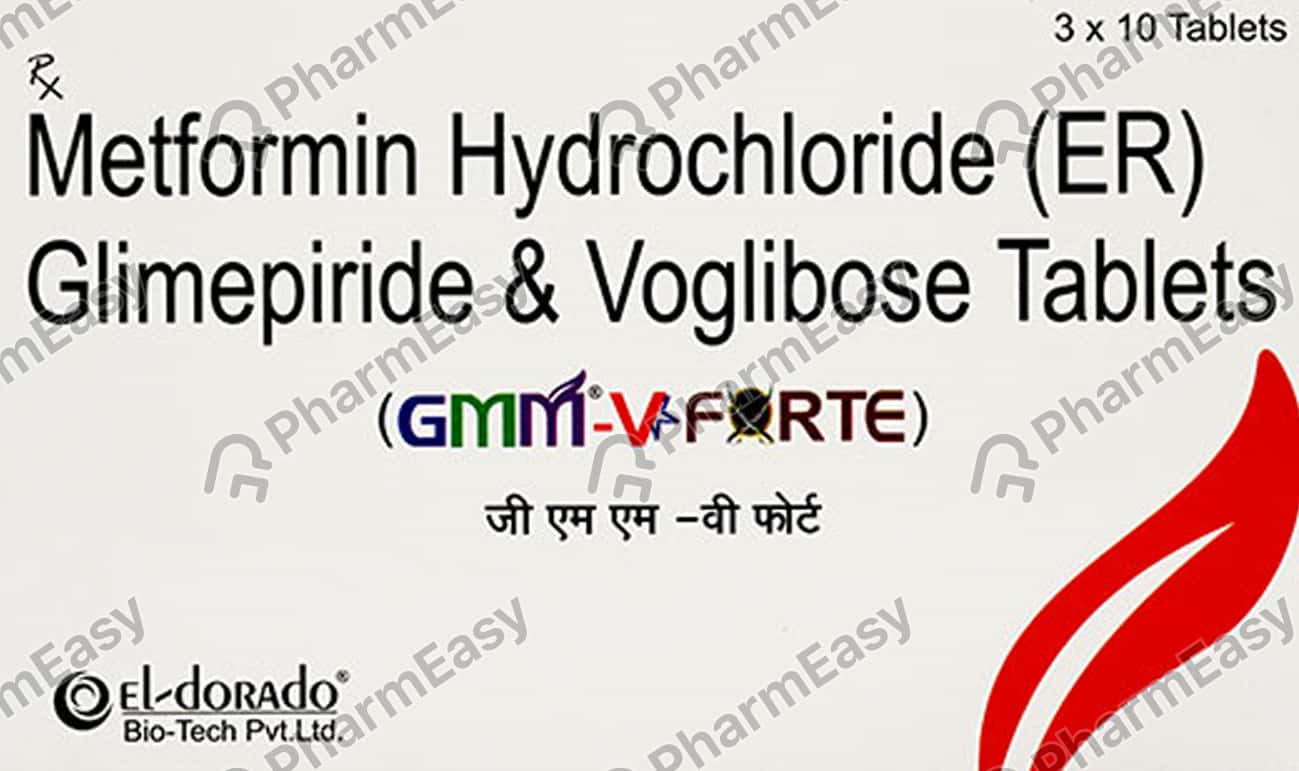 Gmm V Forte Strip Of 10 Tablets: Uses, Side Effects, Price & Dosage ...