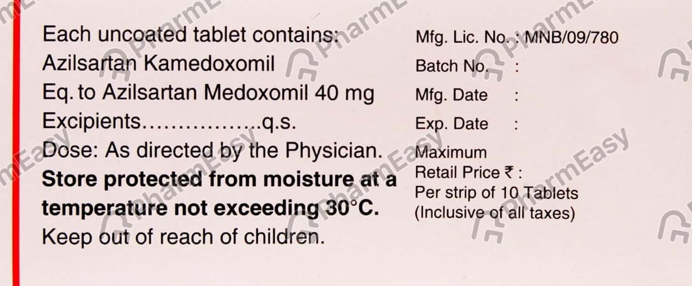 Aztric 40 MG Tablet (10): Uses, Side Effects, Price & Dosage | PharmEasy