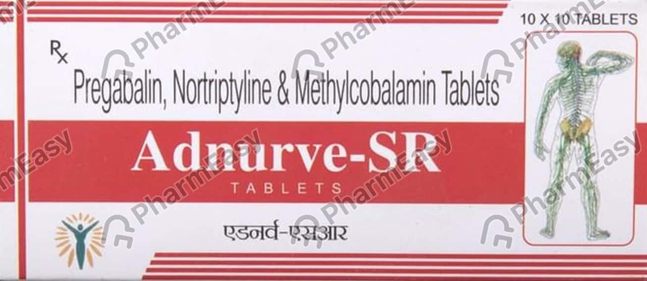 Adnurve Sr Strip Of 10 Tablets: Uses, Side Effects, Price & Dosage ...