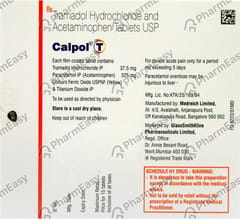 Calpol T Strip Of 15 Tablets: Uses, Side Effects, Price & Dosage ...