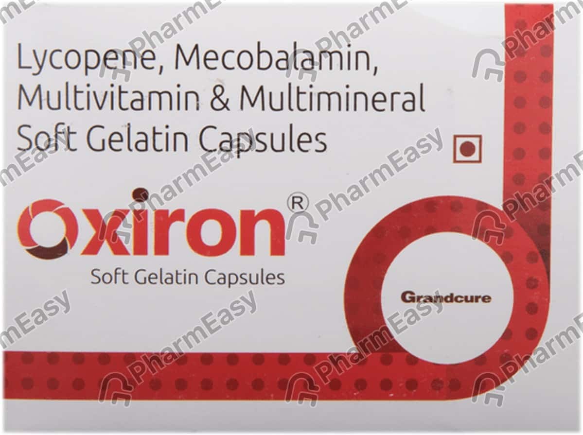 Buy Oxiron Strip Of 15 Capsules Online at Flat 15% OFF | PharmEasy