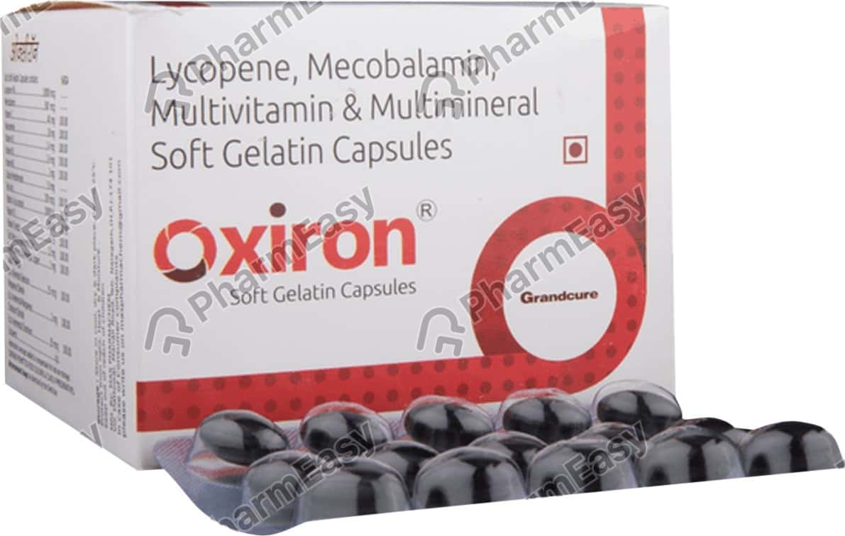 Buy Oxiron Strip Of 15 Capsules Online at Flat 15% OFF | PharmEasy