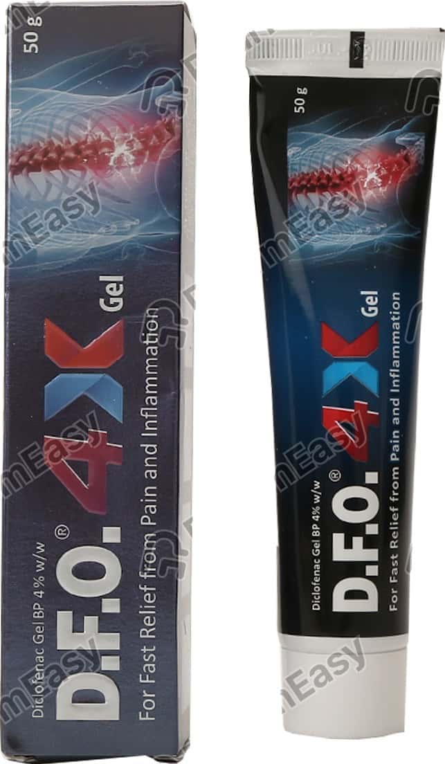 Dfo 4x 50 MG Gel (50): Uses, Side Effects, Price & Dosage | PharmEasy