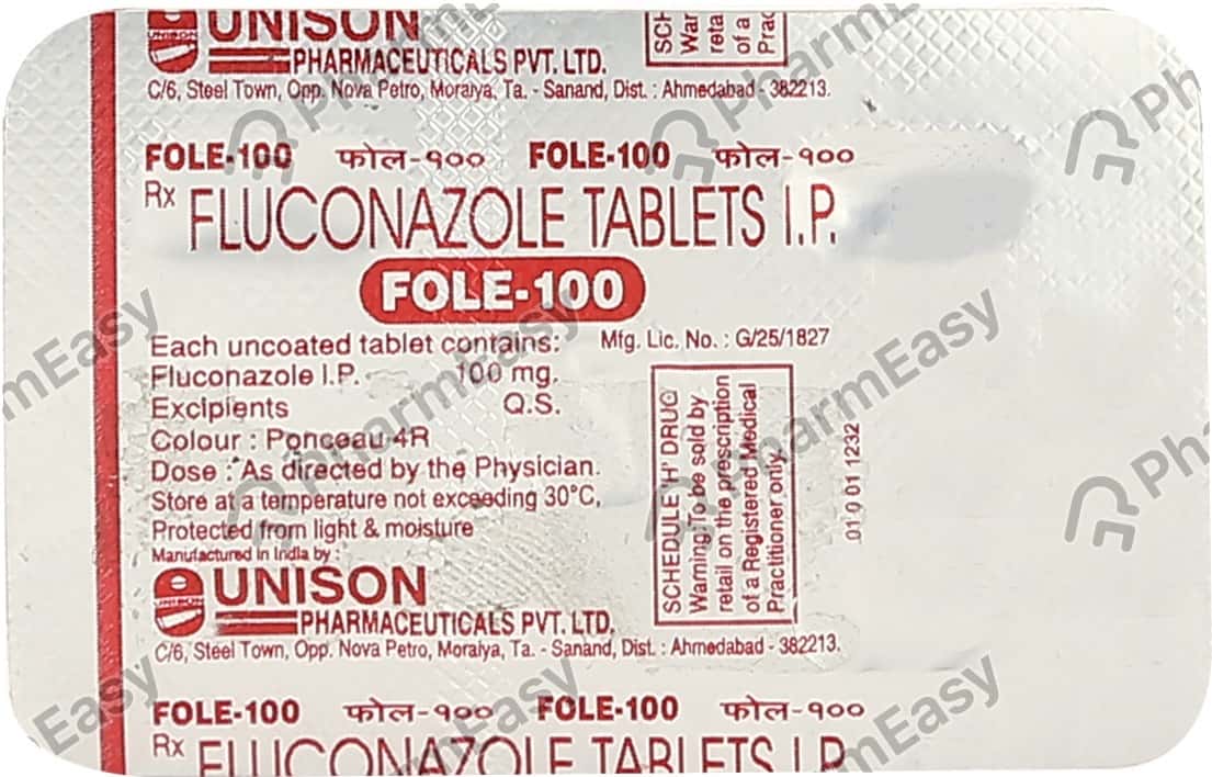 Fole 100 MG Tablet (1): Uses, Side Effects, Price & Dosage | PharmEasy