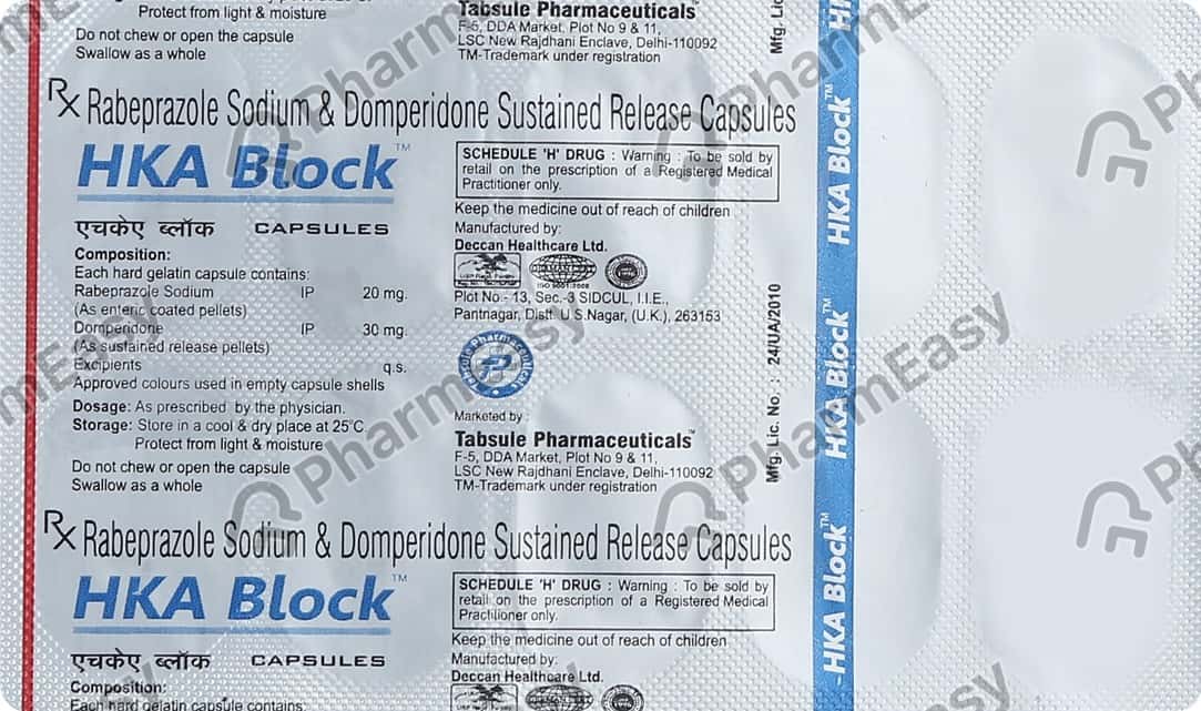 Hka Block Strip Of 10 Capsules: Uses, Side Effects, Price & Dosage ...