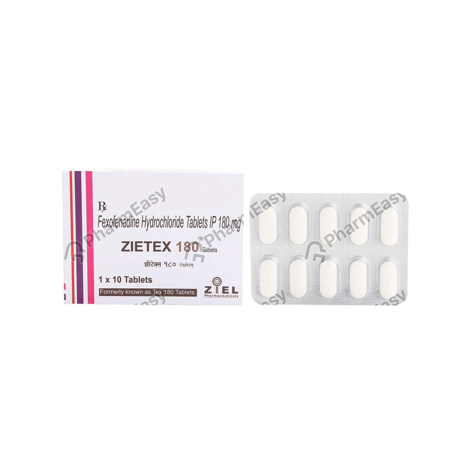 Zietex 180mg Tab 10'S - Uses, Side Effects, Dosage, Composition & Price ...