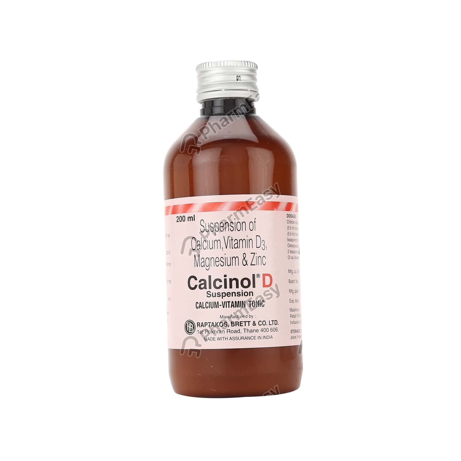 Buy Calcinol D Susp 200ml Online at Flat 18% OFF* | PharmEasy