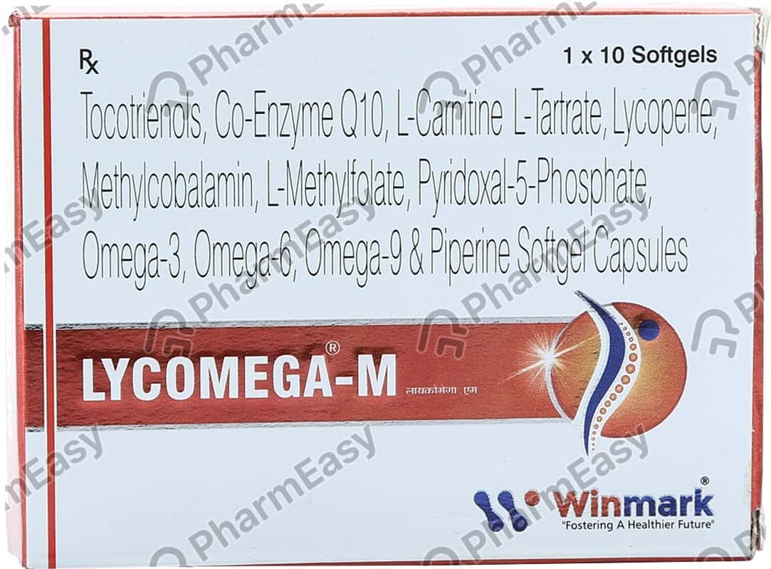 Buy Lycomega M Strip Of 10 Capsules Online at Flat 15% OFF | PharmEasy