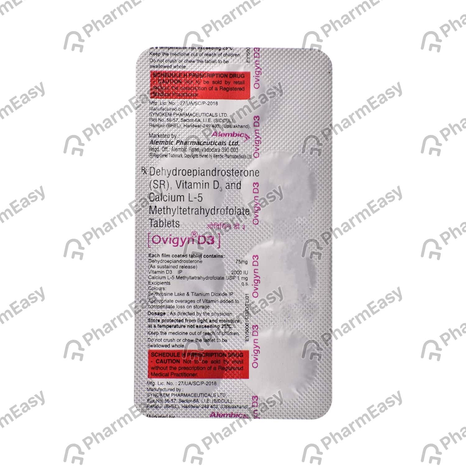 Buy Ovigyn D3 Strip Of 10 Tablets Online & Save Up to 24% at PharmEasy