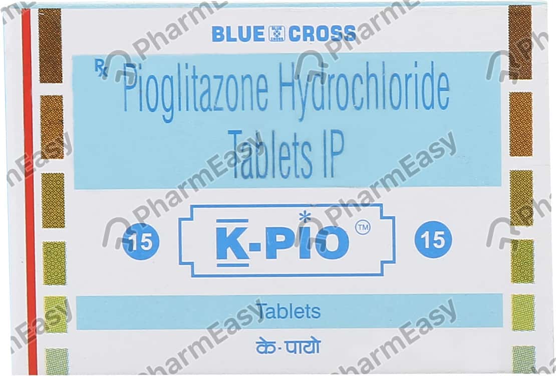 K Pio 15 MG Tablet (15): Uses, Side Effects, Price & Dosage | PharmEasy