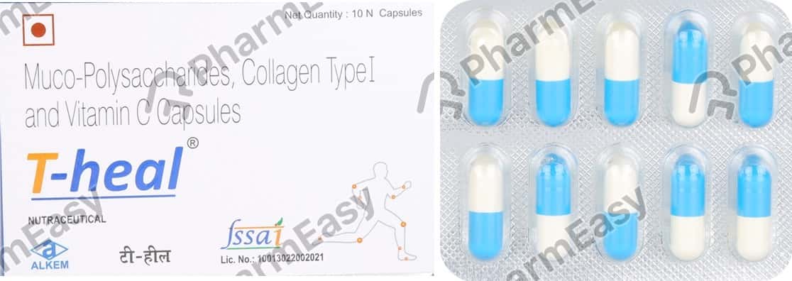Buy T Heal Strip Of 10 Capsules Online at Flat 15% OFF | PharmEasy