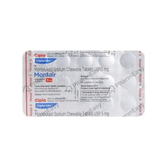 Buy Montair 5 MG Chewable Tablet (15) Online at Flat 18% OFF* | PharmEasy