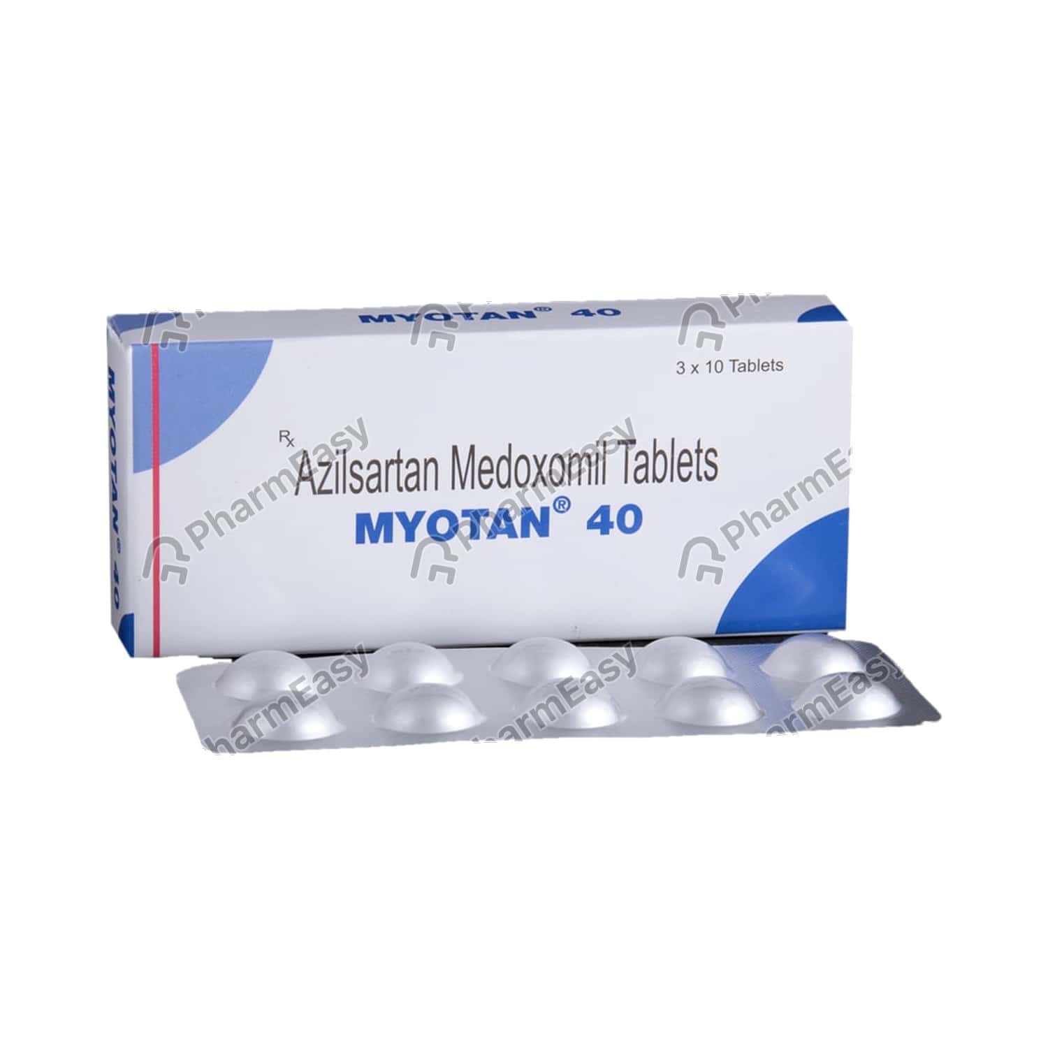Myotan 40 MG Tablet (10) - Uses, Side Effects, Dosage, Composition ...