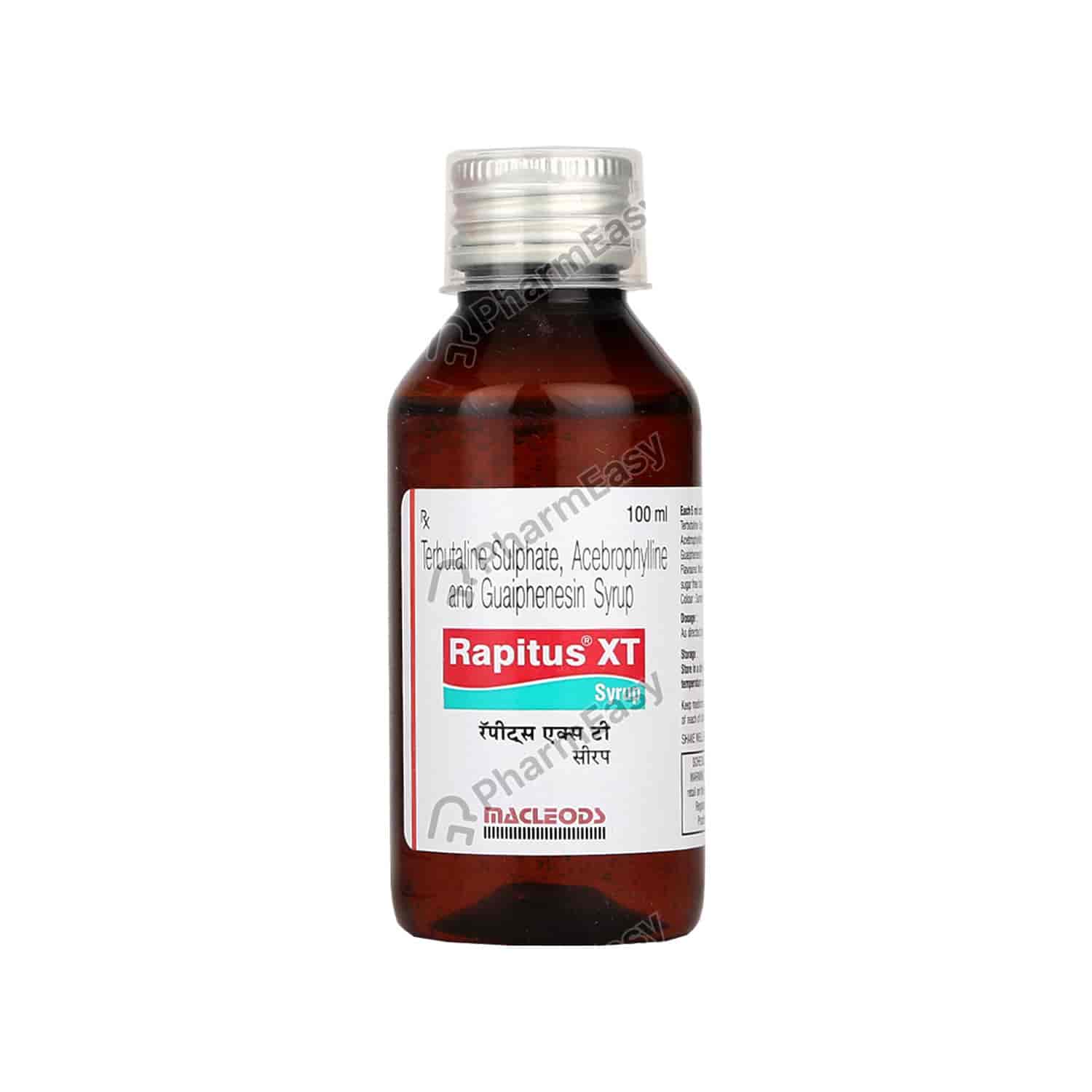 Buy Rapitus Xt Syrup 100ml Online at flat 15% off | PharmEasy