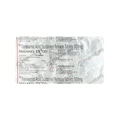 Melano Tx Od 500 MG Tablet (14): Uses, Side Effects, Price & Dosage ...