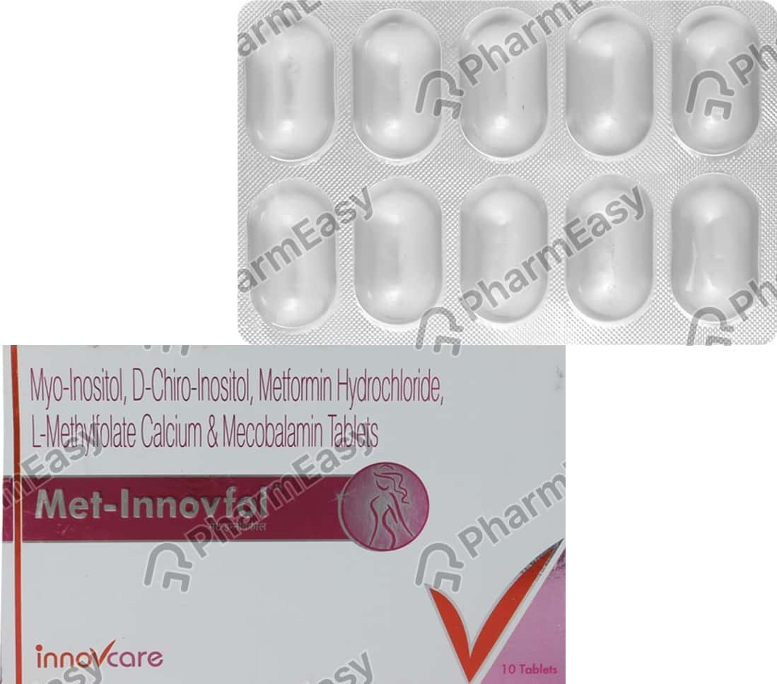 Buy Met Innovfol Strip Of 10 Tablets Online at Flat 15% OFF | PharmEasy