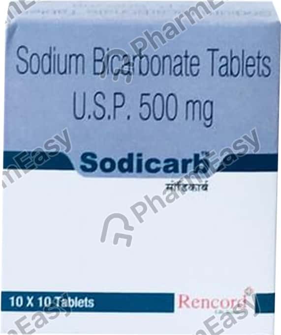 Sodicarb 600 MG Tablet (10): Uses, Side Effects, Price & Dosage | PharmEasy