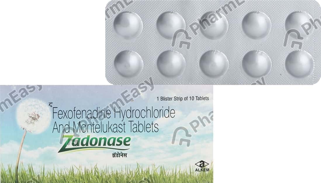 Zadonase Strip Of 10 Tablets: Uses, Side Effects, Price & Dosage ...
