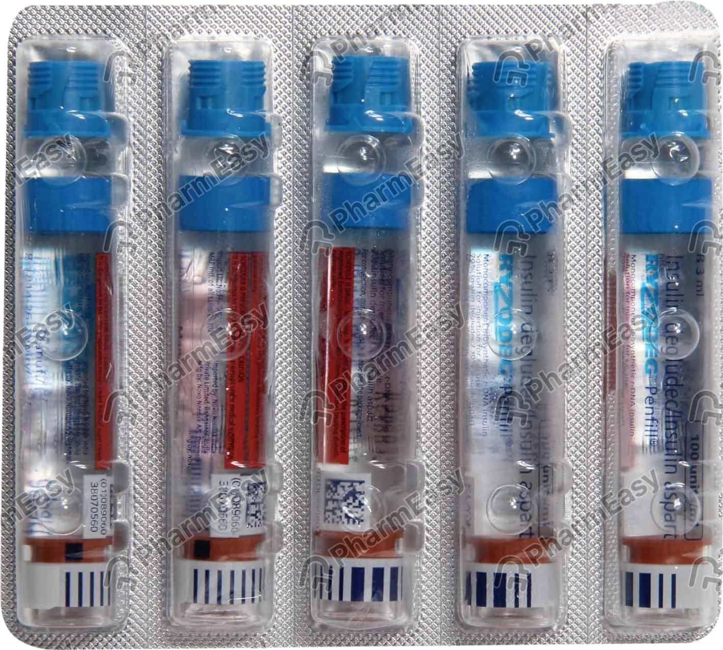 Ryzodeg Penfill 100iu Cartridge Of 3ml Solution For Injection: Uses ...