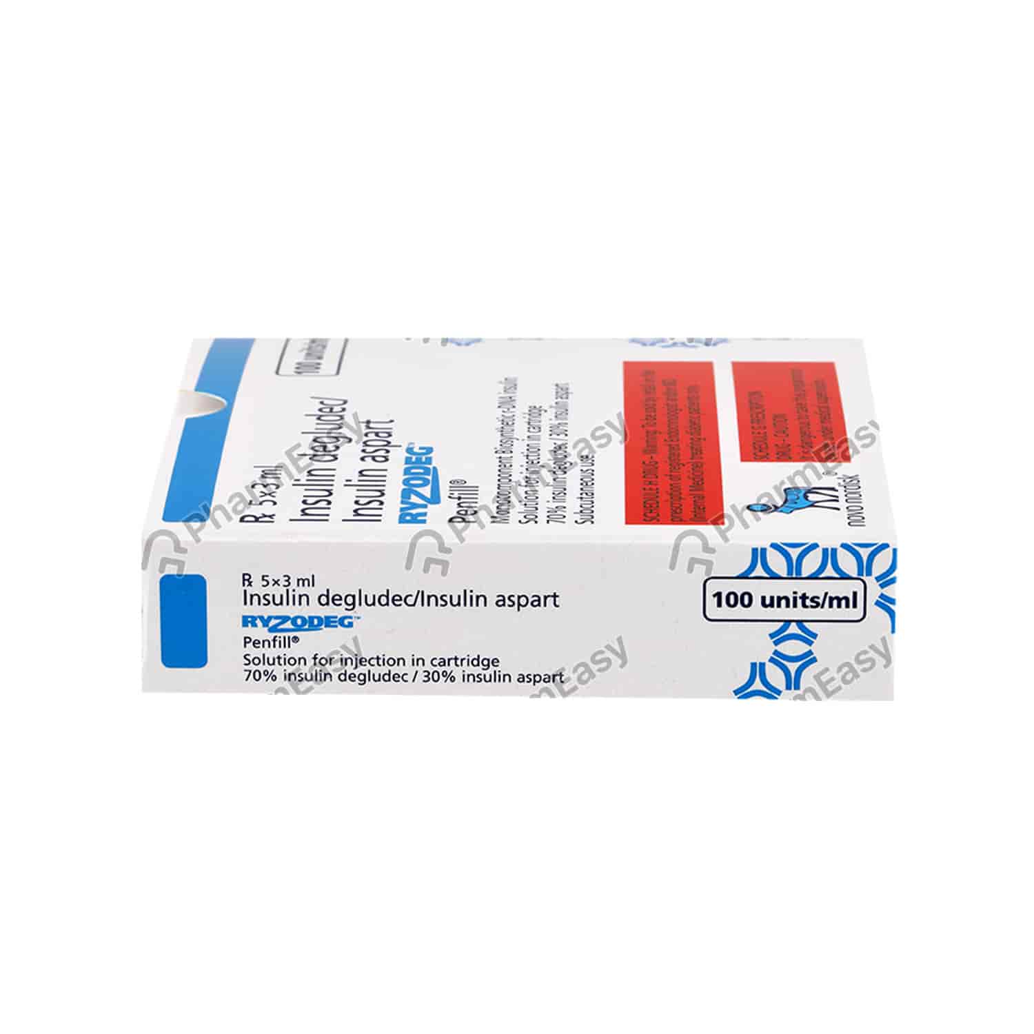 Ryzodeg Penfill 100iu Injection 3ml - Uses, Side Effects, Dosage ...
