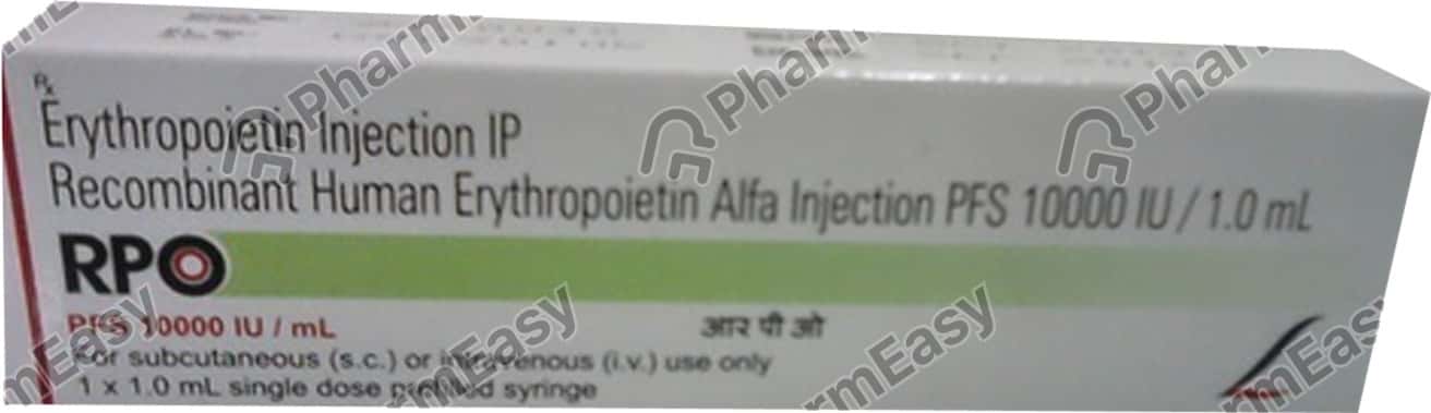 Buy Rpo 10000 IU Injection (1) Online & Save Up to 24% at PharmEasy