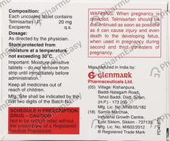 Telma 20 Tablet: Uses, Side-effects, Price, Dosage & More Info - PharmEasy