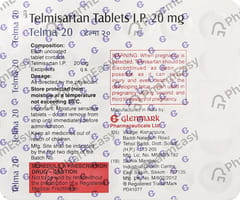 Telma 20 Tablet: Uses, Side-effects, Price, Dosage & More Info - PharmEasy