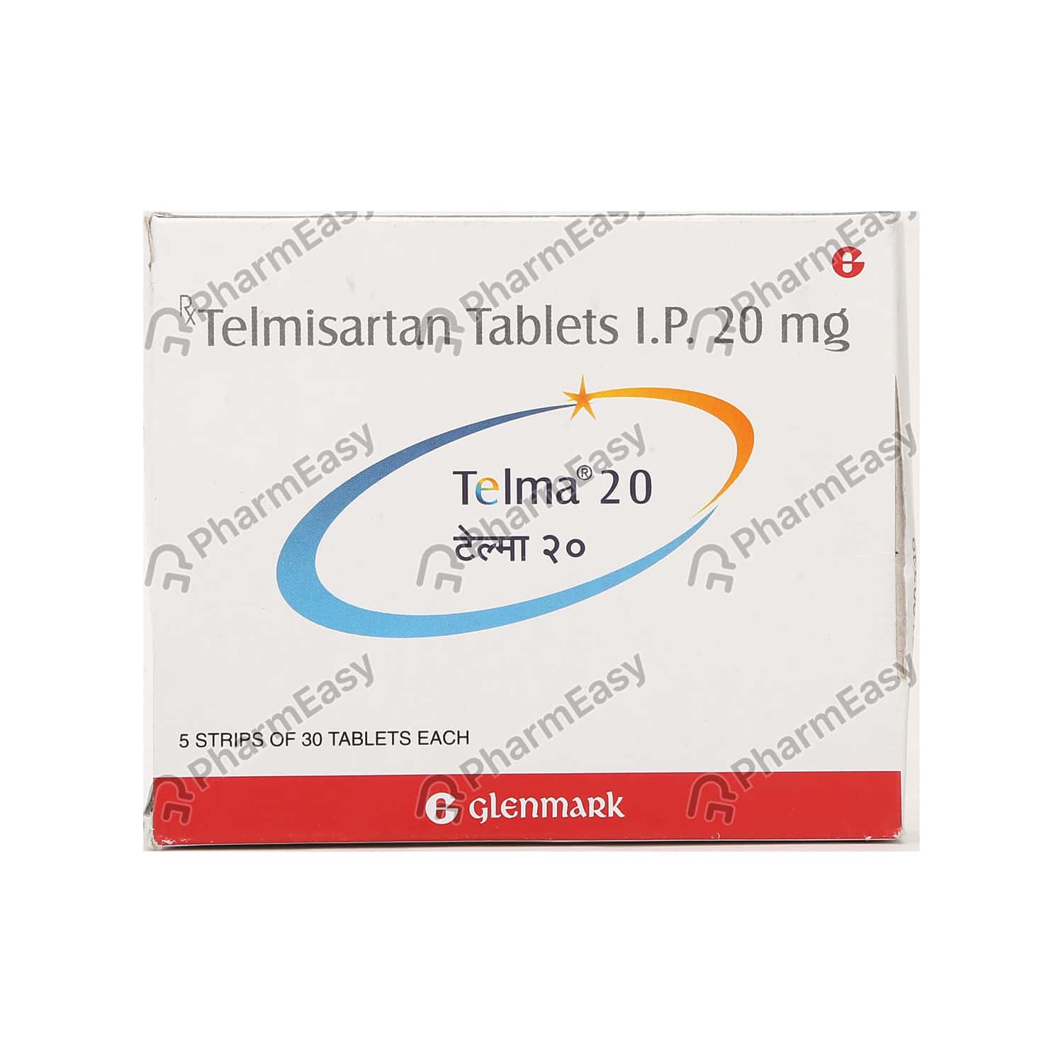 Buy Telma 20 MG Tablet (30) Online at Flat 18% OFF* | PharmEasy