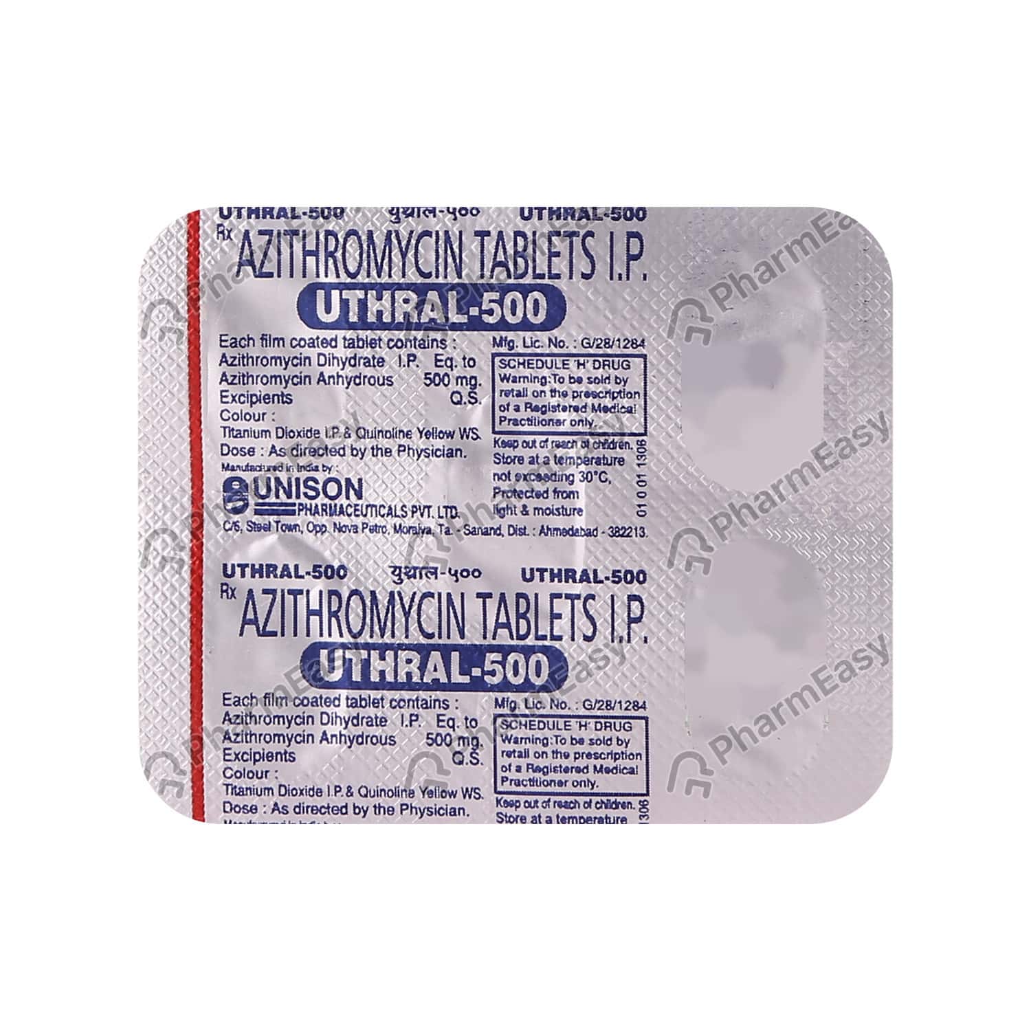 Uthral 500 MG Tablet (5) - Uses, Side Effects, Dosage, Composition ...