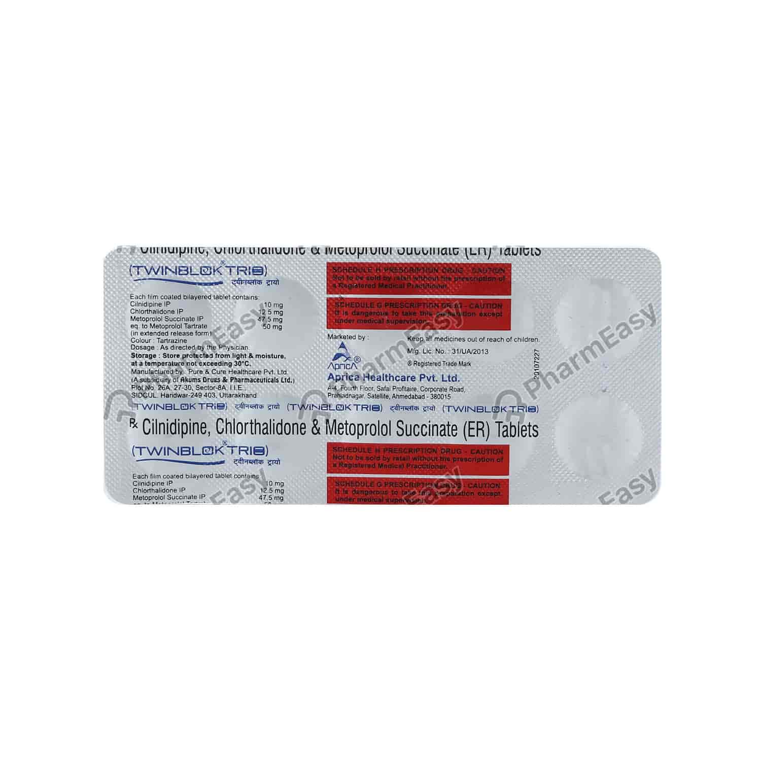 Buy Twinblok Trio Tablet 10'S Online at Flat 18% OFF* | PharmEasy