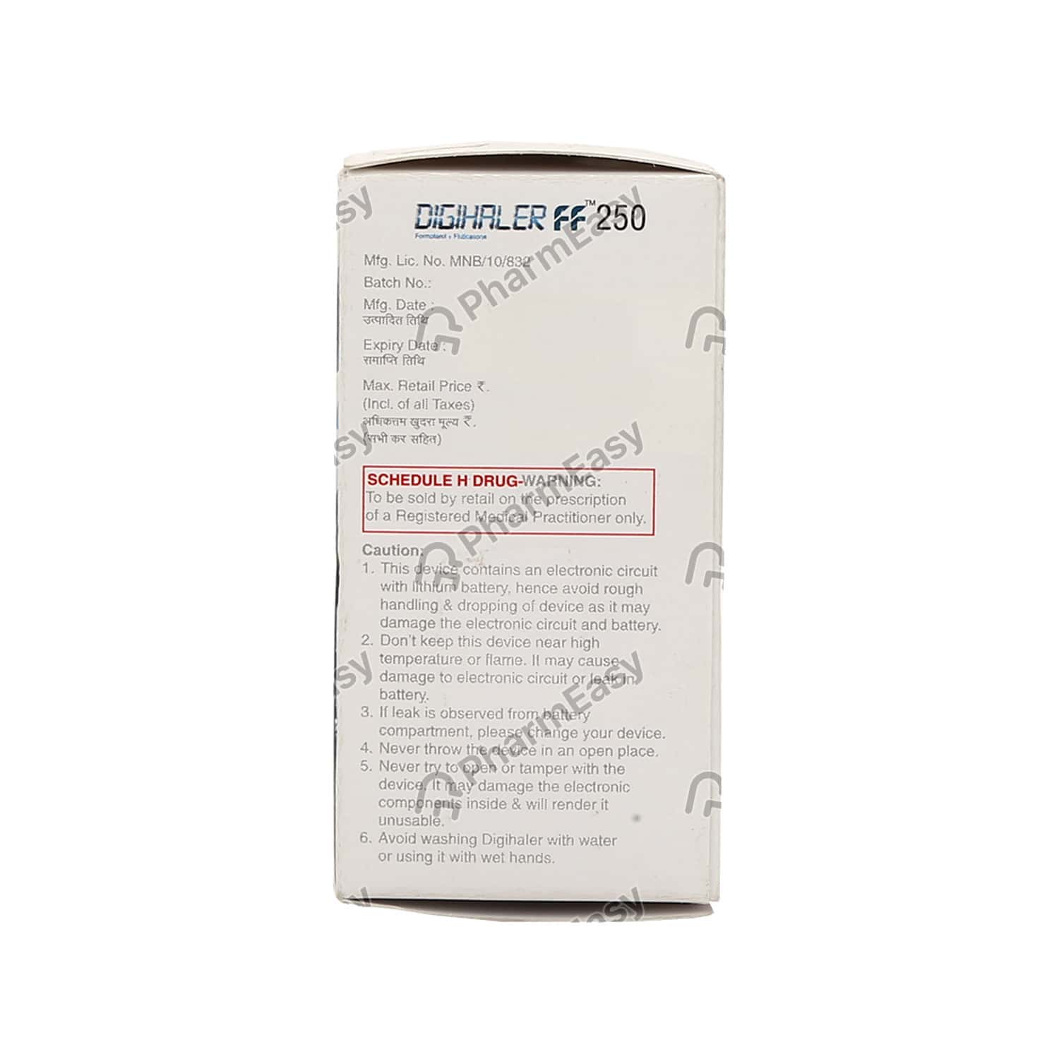 Buy Digihaler Ff 250mcg Inhaler 120md Online at Flat 18% OFF* | PharmEasy