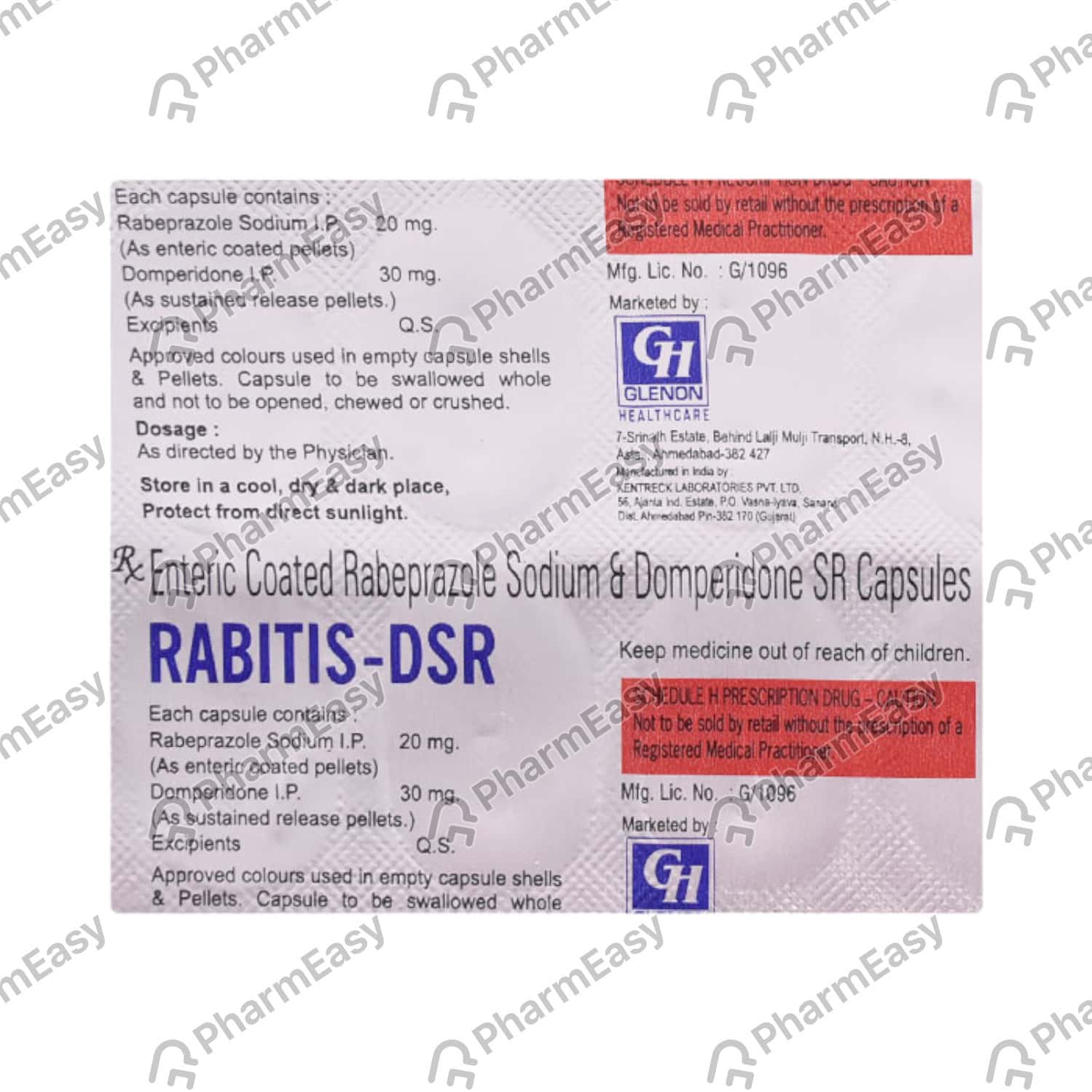 Rabitis-Dsr Strip Of 10 Capsules: Uses, Side Effects, Price & Dosage ...