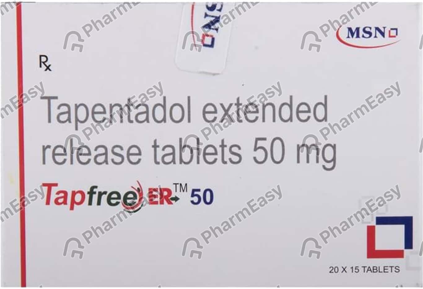 Buy Tapfree Er 50 MG Tablet (10) Online at Flat 15% OFF | PharmEasy