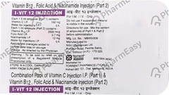 Buy I Vit 12 Combipack Ampoule Of 1 Injection Online & Save Up to 24% ...