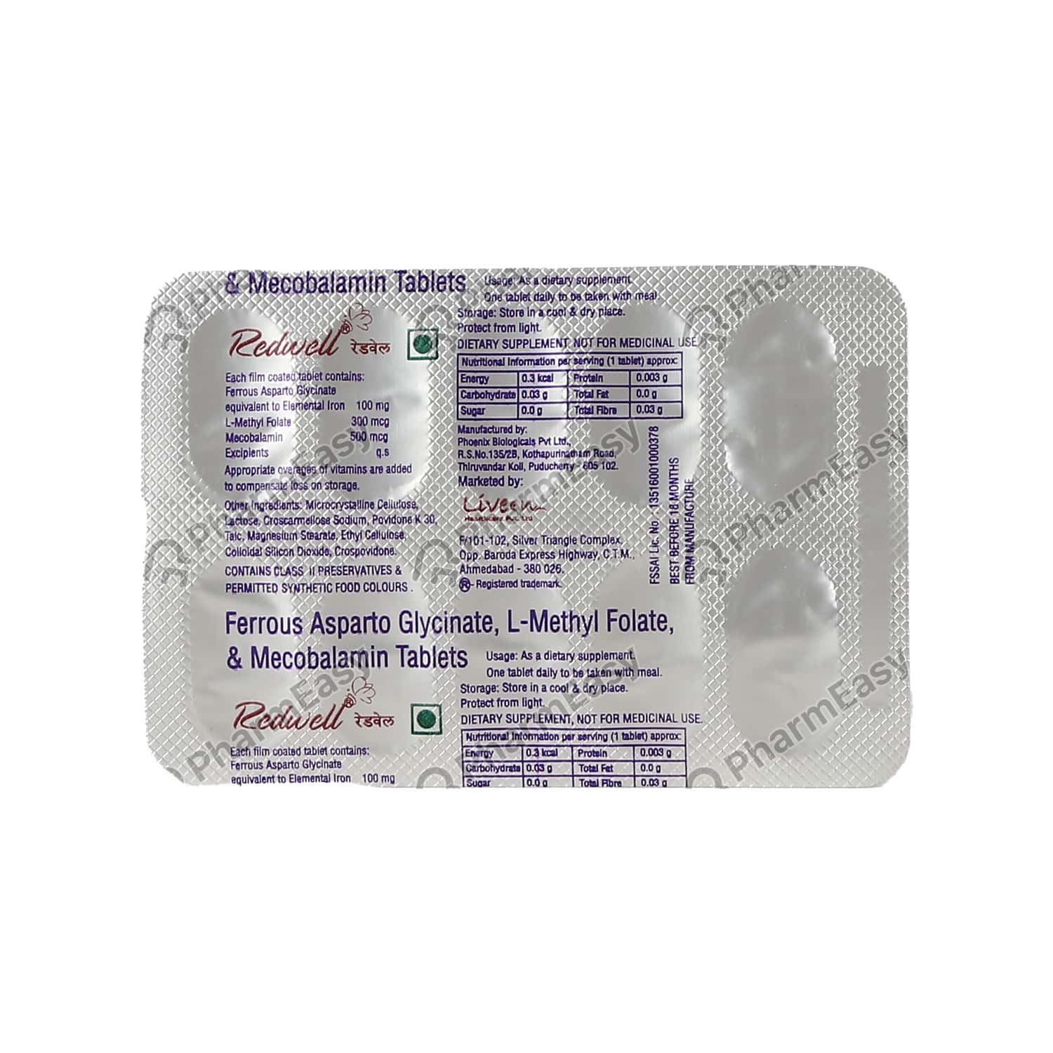 Buy Redwell Strip Of 10 Tablets Online at Flat 18% OFF* | PharmEasy