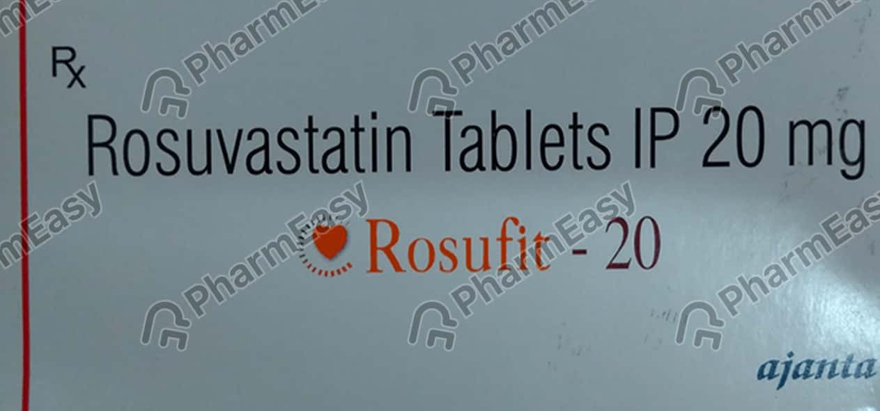 Rosufit 20 MG Tablet (15): Uses, Side Effects, Price & Dosage | PharmEasy