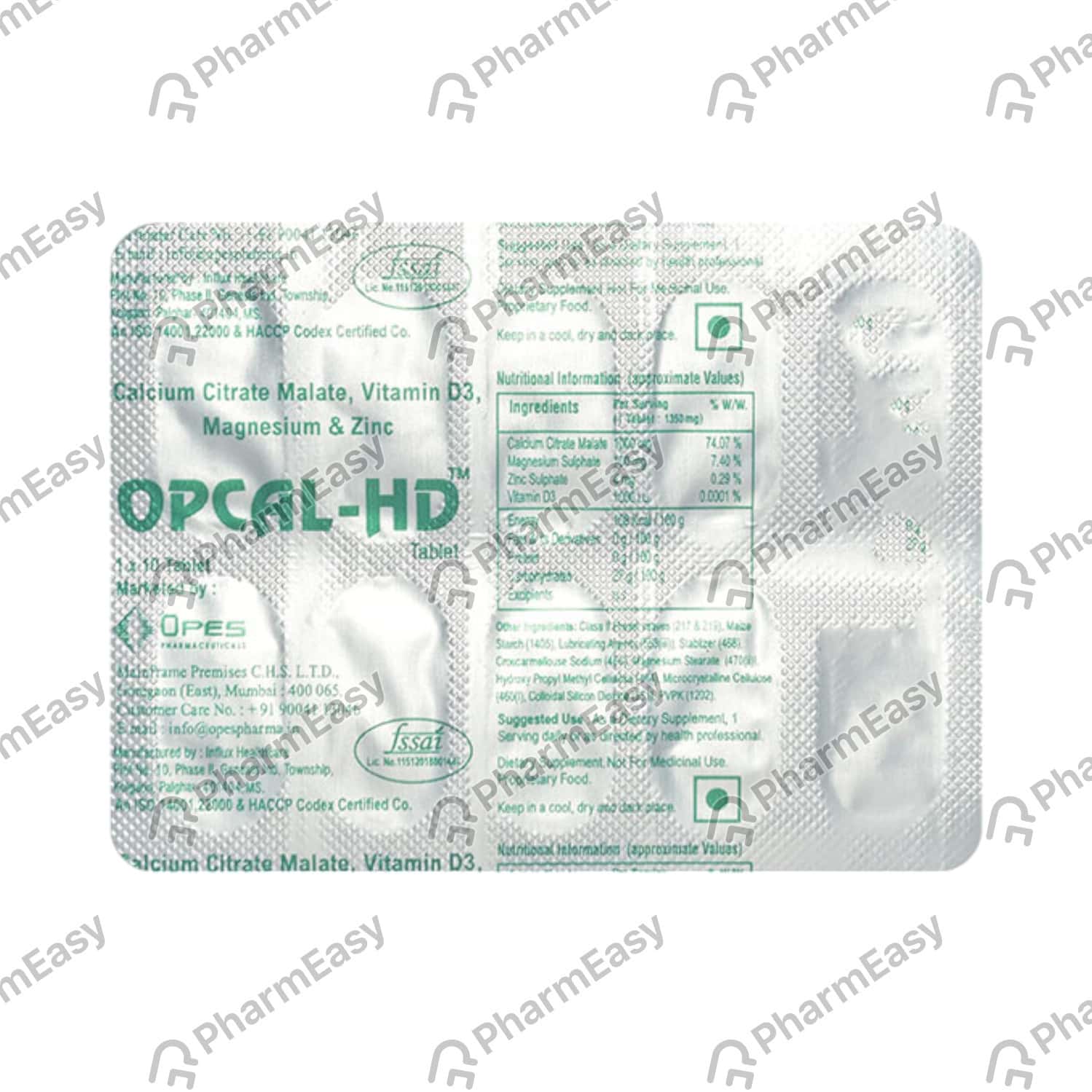 Buy Opcal Hd Tablet (10) Online at Flat 15% OFF | PharmEasy