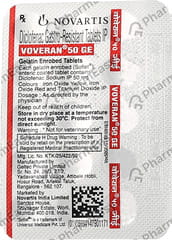 Voveran 50 GE Tablet: Uses, Side-effects, Price, Dosage & More Info ...